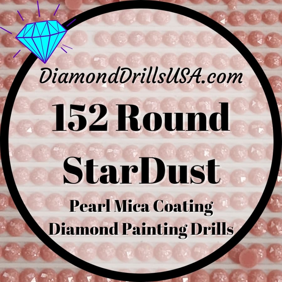 DiamondDrillsUSA - 152 StarDust ROUND Pearl Mica Dust 5D Diamond Painting Drills Pixie Fairy DMC ...
