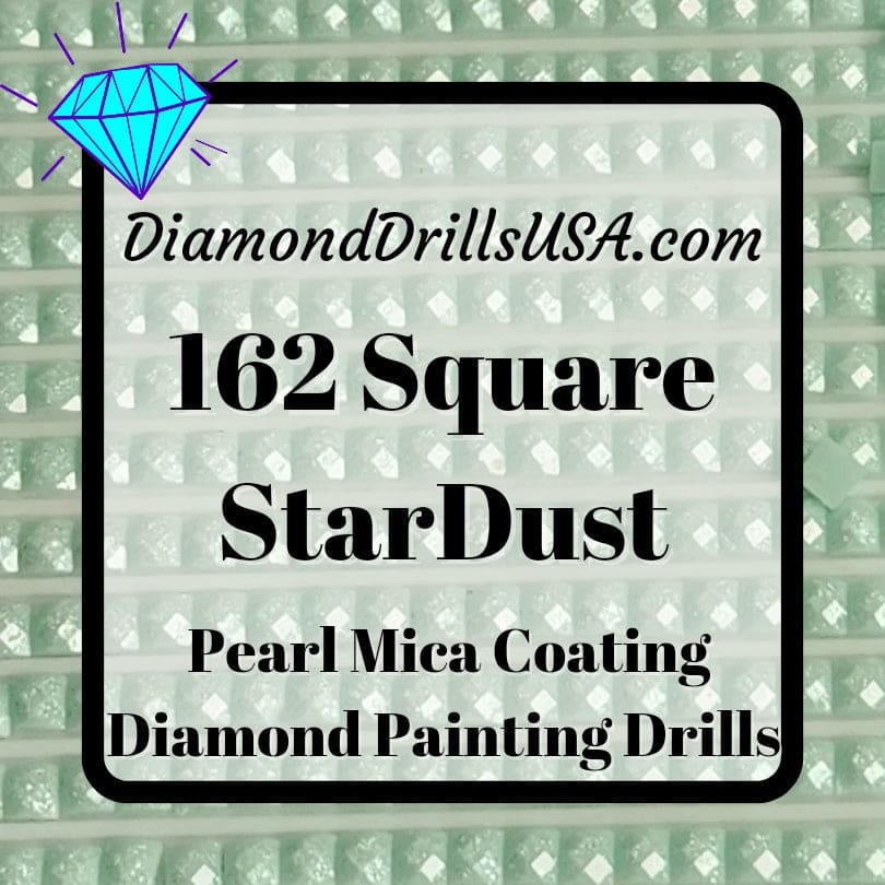 DiamondDrillsUSA - 162 StarDust SQUARE Pearl Mica Dust 5D Diamond ...