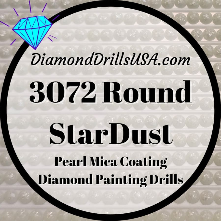 DiamondDrillsUSA - 3072 StarDust ROUND Pearl Mica Dust 5D Diamond Painting Drills Pixie Fairy ...