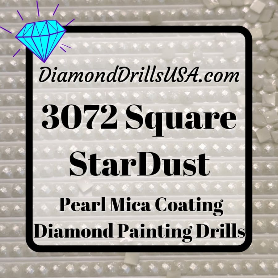 DiamondDrillsUSA - 3072 StarDust SQUARE Pearl Mica Dust 5D Diamond Painting Drills Pixie Fairy ...