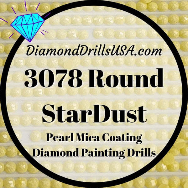 DiamondDrillsUSA - 3078 StarDust ROUND Pearl Mica Dust 5D Diamond Painting Drills Pixie Fairy ...