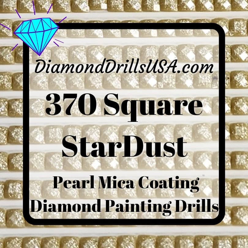 DiamondDrillsUSA - 370 StarDust SQUARE Pearl Mica Dust 5D Diamond ...