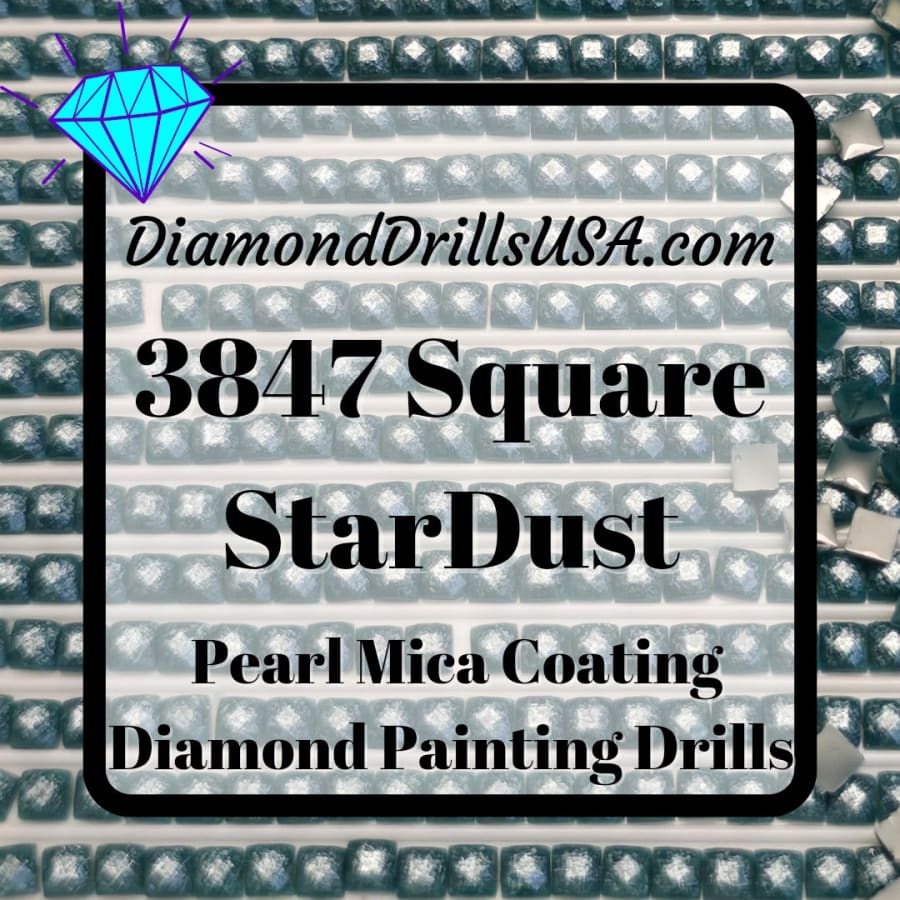 DiamondDrillsUSA - 3847 StarDust SQUARE Pearl Mica Dust 5D Diamond ...