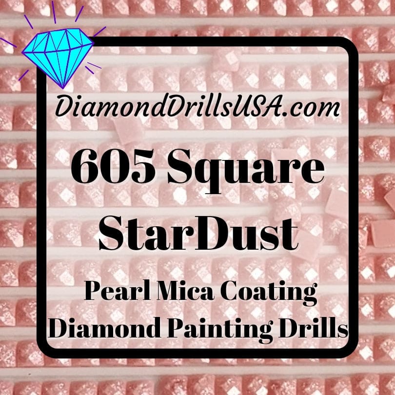 DiamondDrillsUSA - 605 StarDust SQUARE Pearl Mica Dust 5D Diamond ...