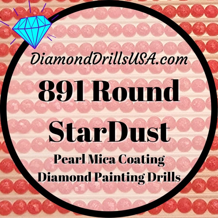 DiamondDrillsUSA - 891 StarDust ROUND Pearl Mica Dust 5D Diamond ...