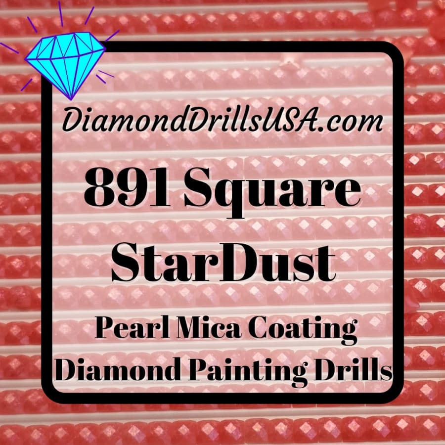 DiamondDrillsUSA - 891 StarDust SQUARE Pearl Mica Dust 5D Diamond ...