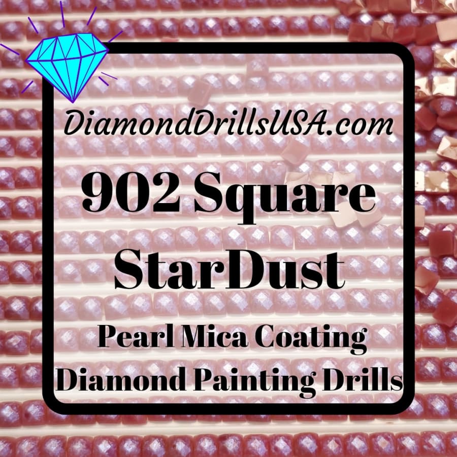 DiamondDrillsUSA - 902 StarDust SQUARE Pearl Mica Dust 5D Diamond Painting Drills Pixie Fairy ...