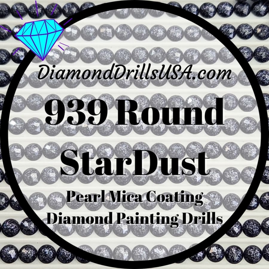 DiamondDrillsUSA - 939 StarDust ROUND Pearl Mica Dust 5D Diamond ...