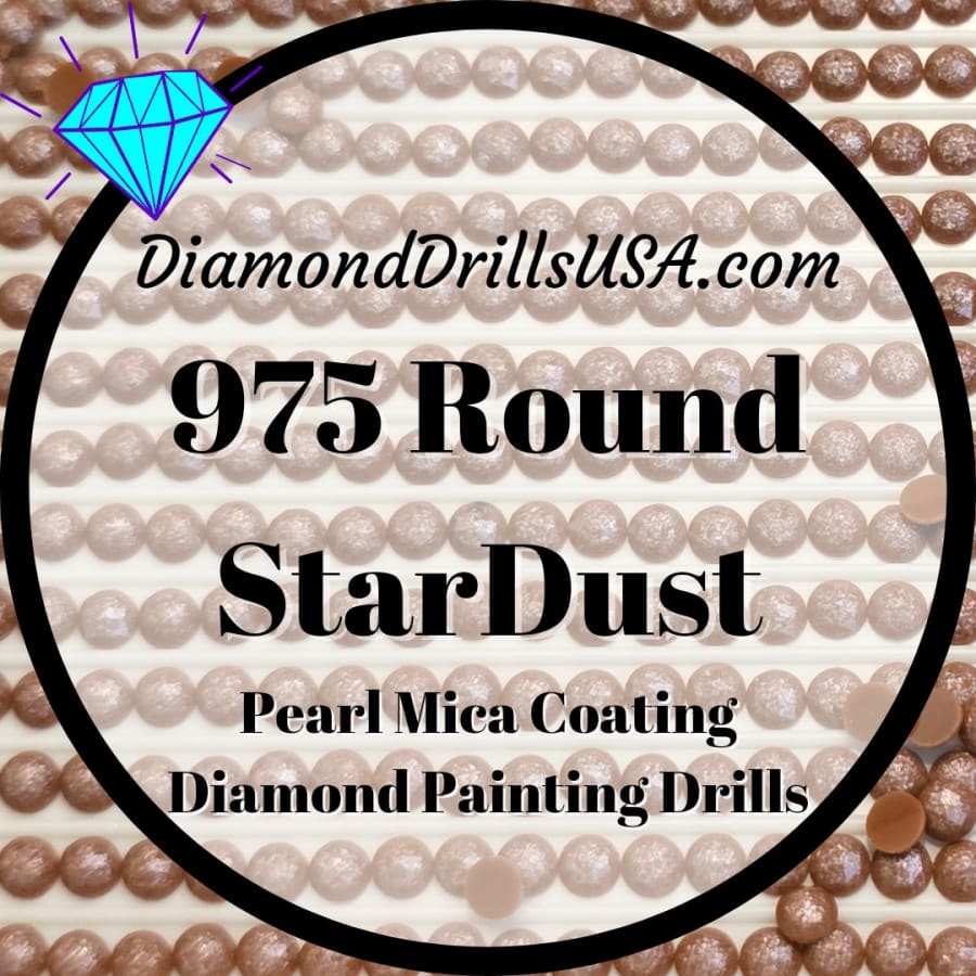 DiamondDrillsUSA - 975 StarDust ROUND Pearl Mica Dust 5D Diamond ...