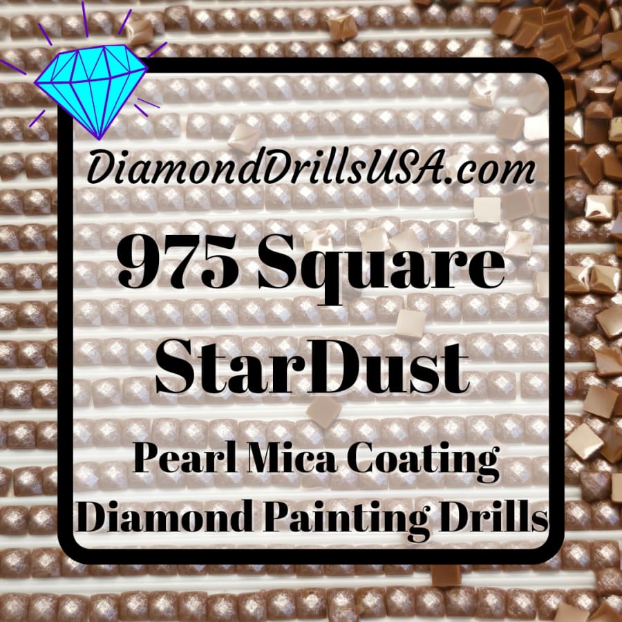 DiamondDrillsUSA - 975 StarDust SQUARE Pearl Mica Dust 5D Diamond ...