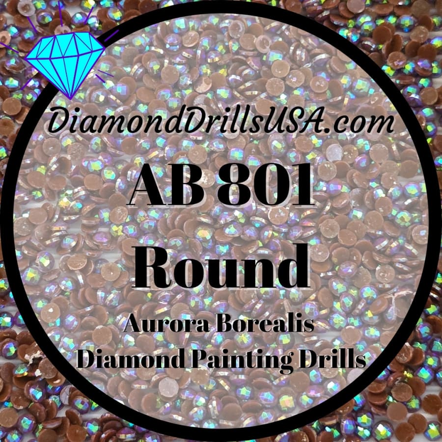 DiamondDrillsUSA - AB 801 ROUND Aurora Borealis 5D Diamond Painting ...