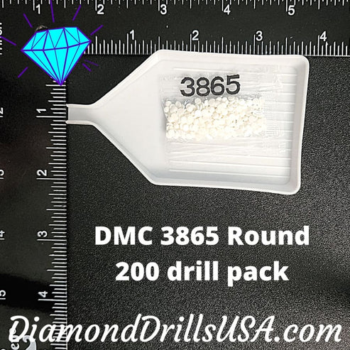 DiamondDrillsUSA - DMC 3865 ROUND 5D Diamond Painting Drills DMC 3865 ...