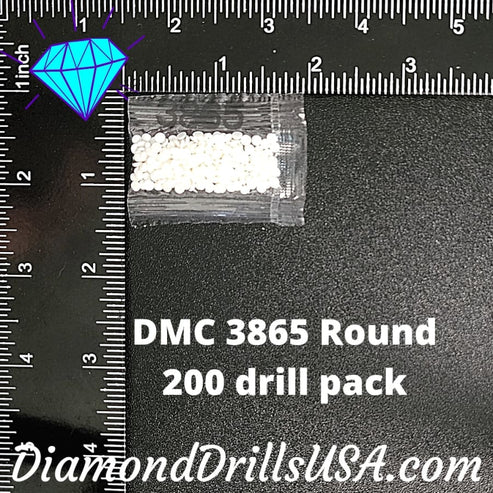 DiamondDrillsUSA - DMC 3865 ROUND 5D Diamond Painting Drills DMC 3865 ...