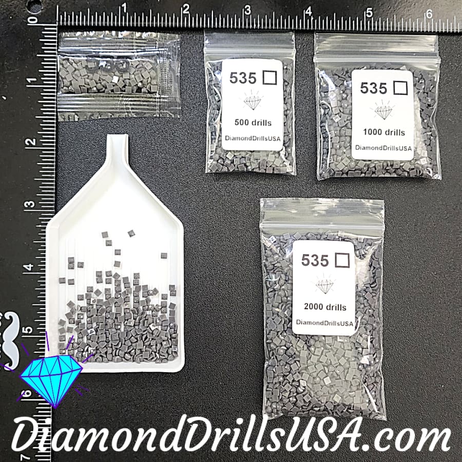 DiamondDrillsUSA - DMC 535 SQUARE 5D Diamond Painting Drills Beads DMC ...