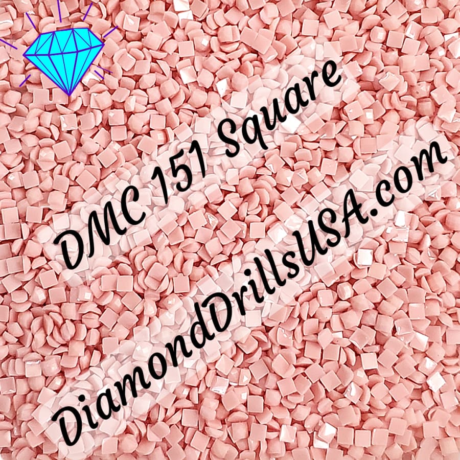 DiamondDrillsUSA - DMC 151 SQUARE 5D Diamond Painting Drills DMC 151 ...