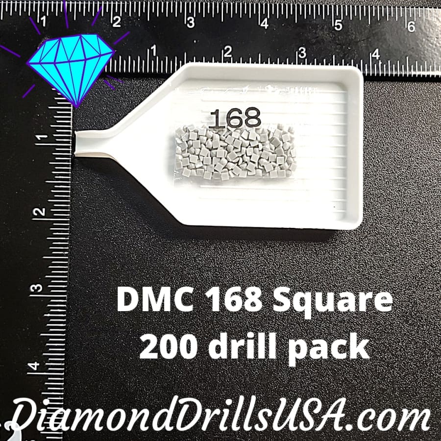 DiamondDrillsUSA - DMC 168 SQUARE 5D Diamond Painting Drills Beads DMC ...