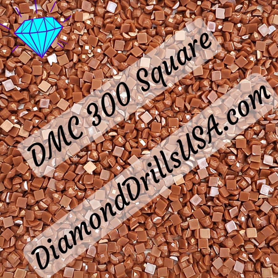 DiamondDrillsUSA - DMC 300 SQUARE 5D Diamond Painting Drills Beads DMC ...
