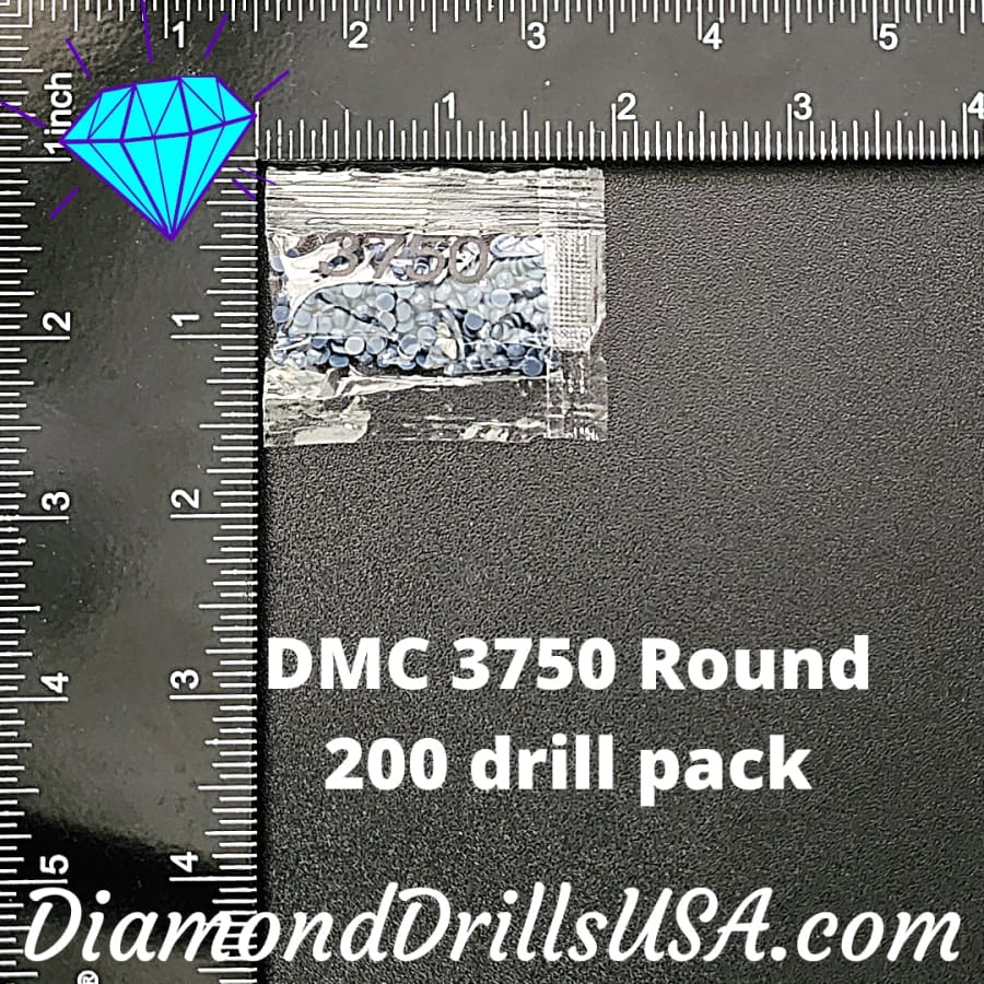 DiamondDrillsUSA - DMC 3750 ROUND 5D Diamond Painting Drills Beads DMC ...