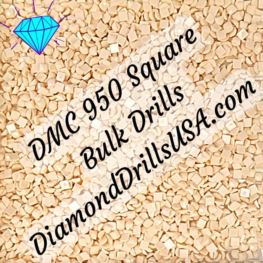 DiamondDrillsUSA - DMC 950 SQUARE 5D Diamond Painting Drills Beads DMC ...